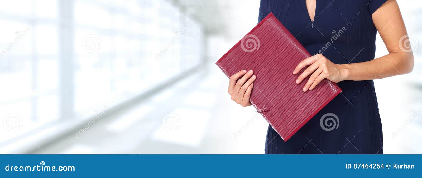 Hands with red folder stock photo. Image of banner, folder - 87464254