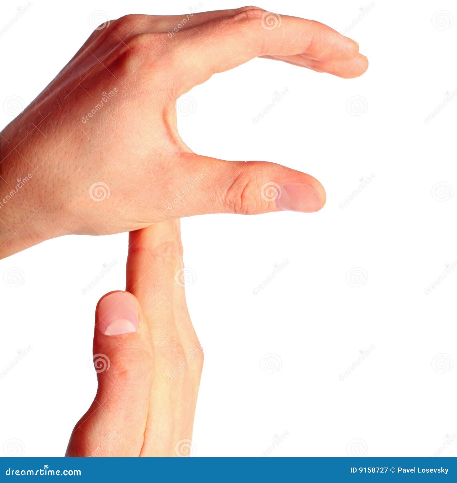 Hands represents letter F stock image. Image of school - 9158727