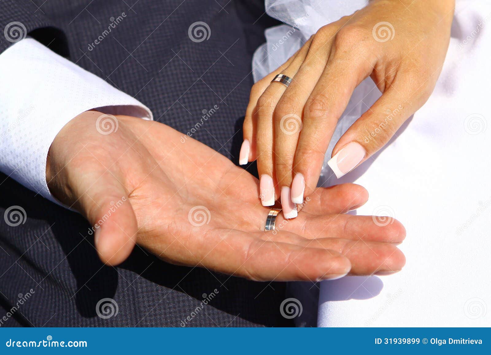 Hands with rings stock image. Image of objects, celebration - 31939899