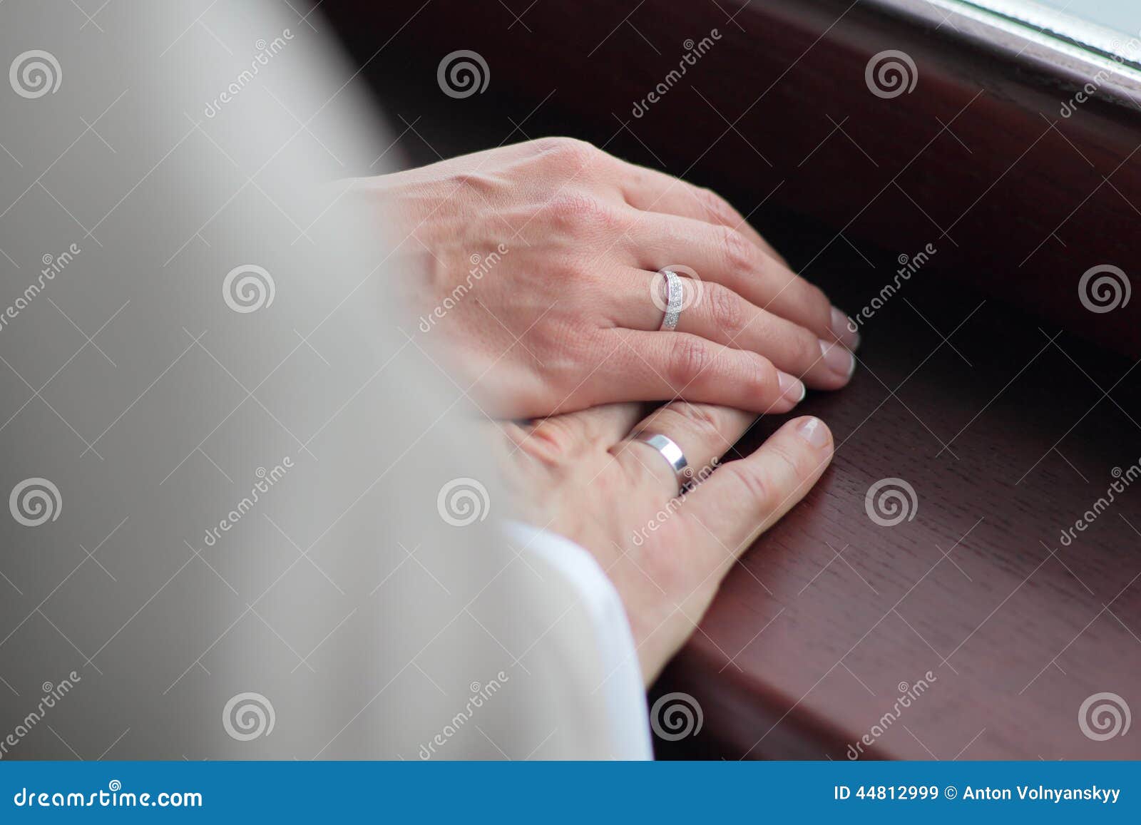 Hands with rings stock image. Image of beginning, gold - 44812999