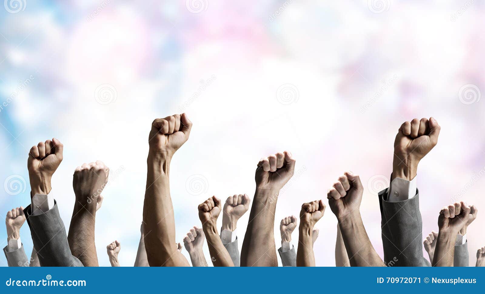 Hands rised up stock image. Image of success, agreement - 70972071