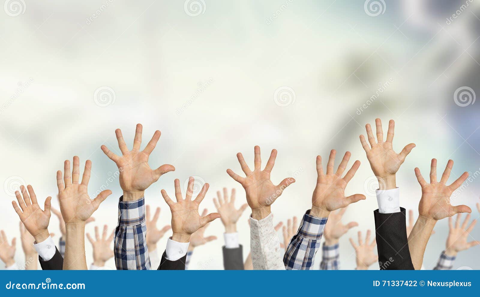 Hands rised up stock photo. Image of success, male, hands - 71337422