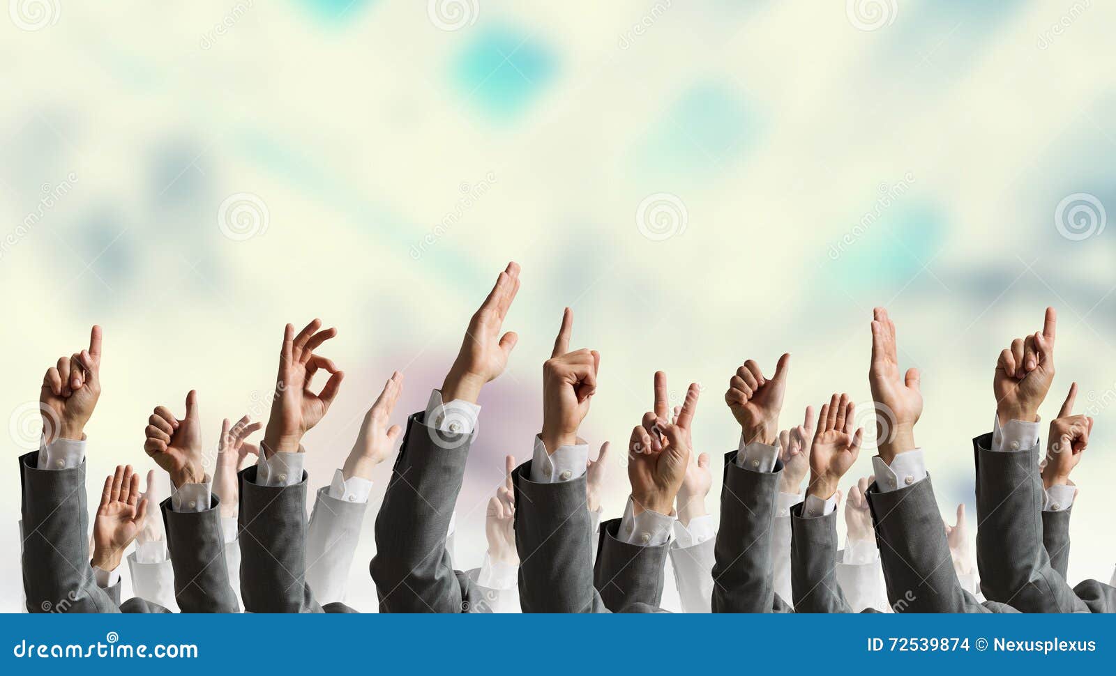 Hands rised up stock photo. Image of enjoyment, gesture - 72539874
