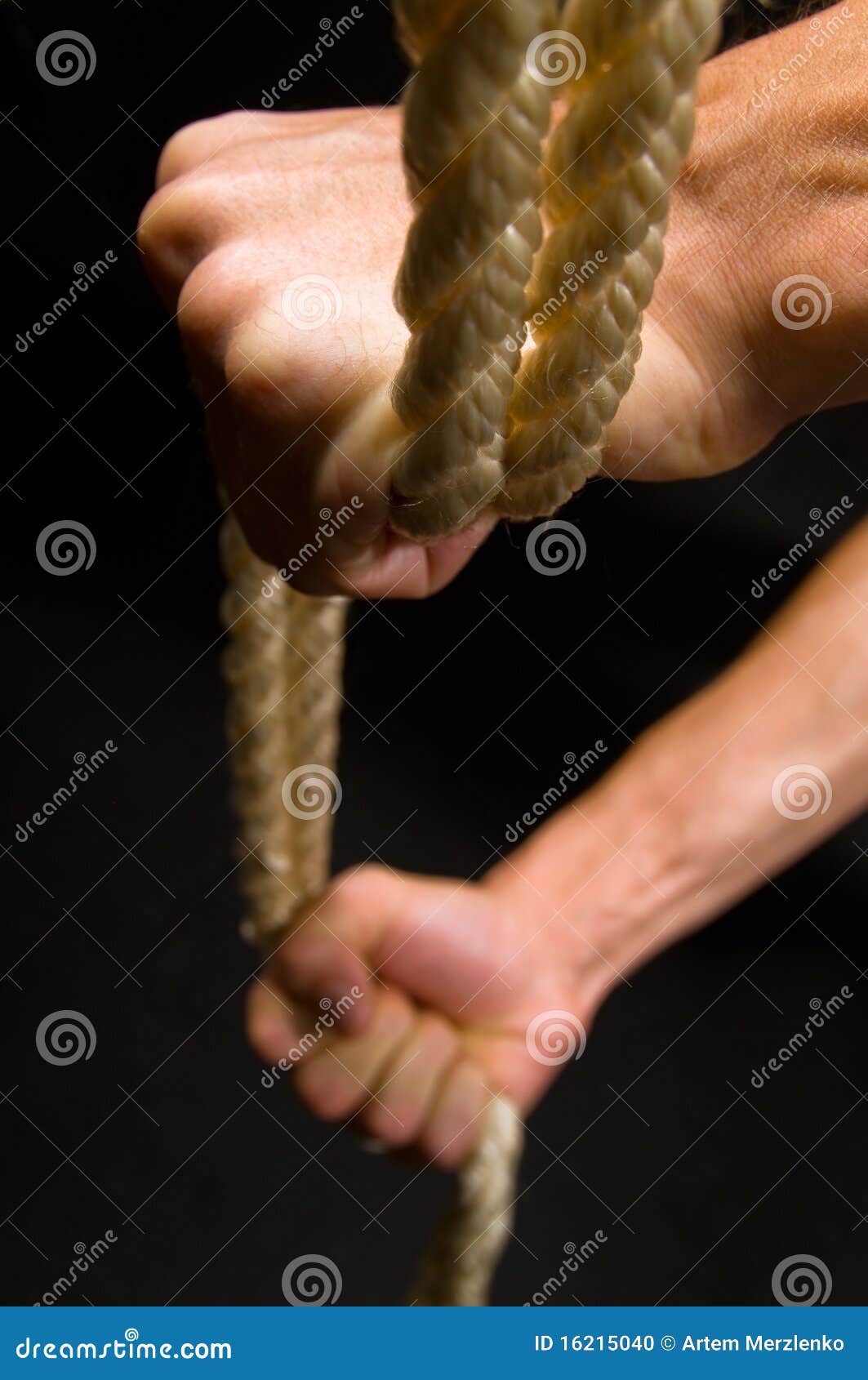 Hands and rope stock photo. Image of sport, power, space - 16215040