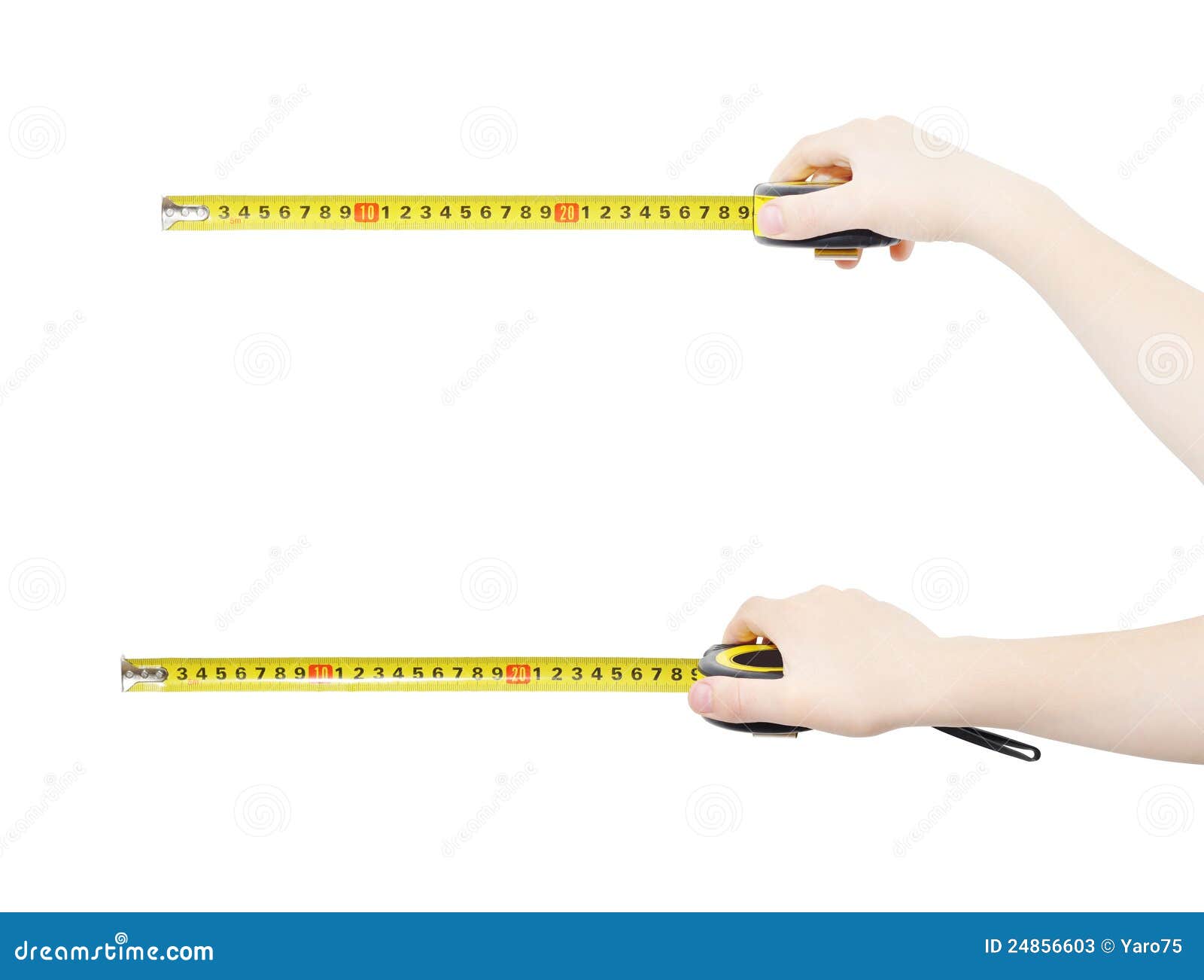 Hands with rulers stock image. Image of instrument, design - 24856603