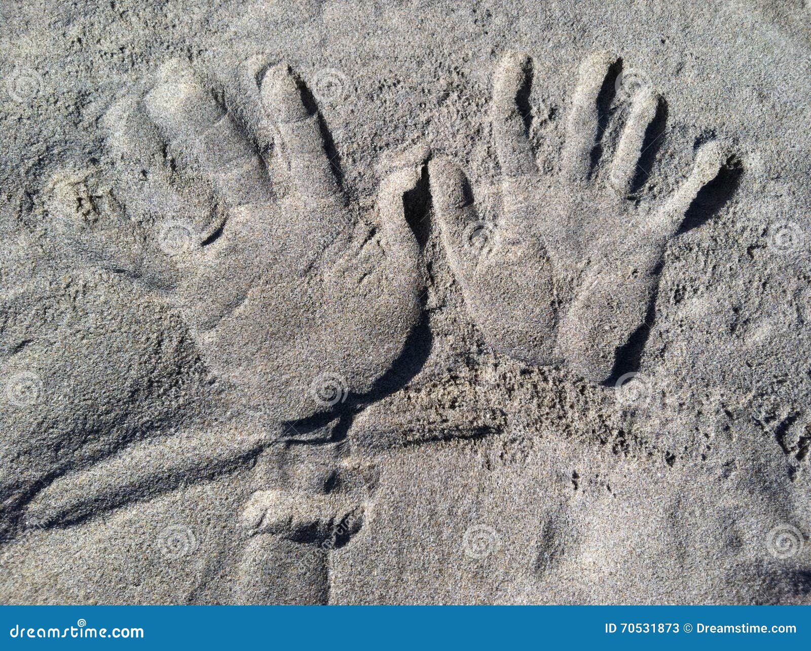 Hands in the Sand editorial stock photo. Image of california - 70531873