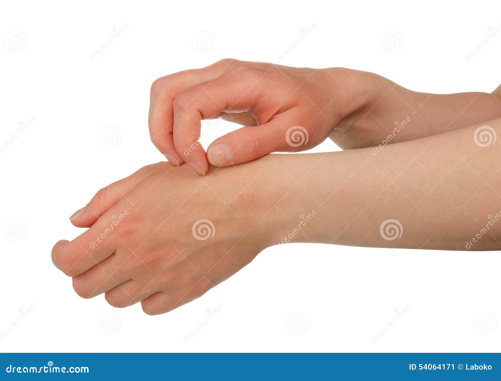 Hands scratching skin stock image. Image of cosmetics - 54064171