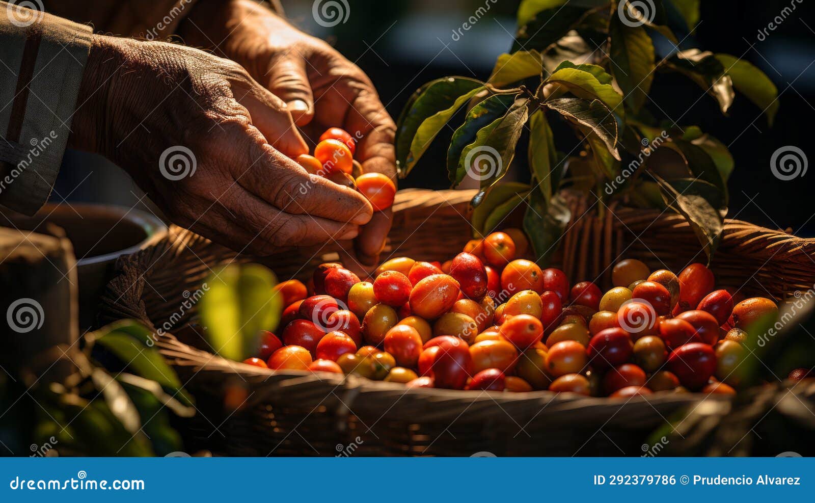 Hands Selecting Beans from the Coffee Stock Illustration - Illustration ... Hands Selecting Beans from the Coffee Stock Illustration - Illustration ...