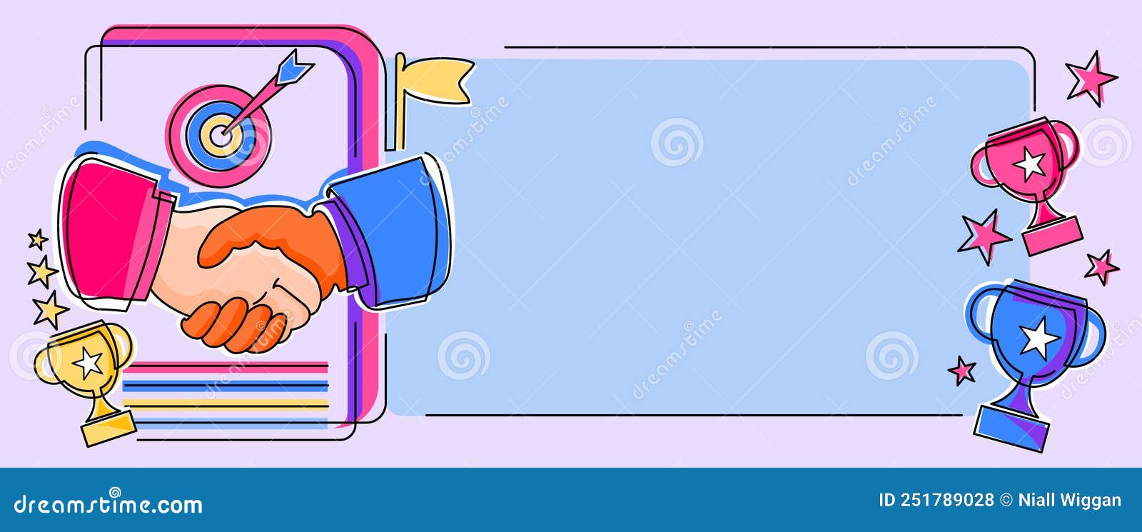 Hands Shaking Signing Contract Unlocking New Futuristic Technologies ...