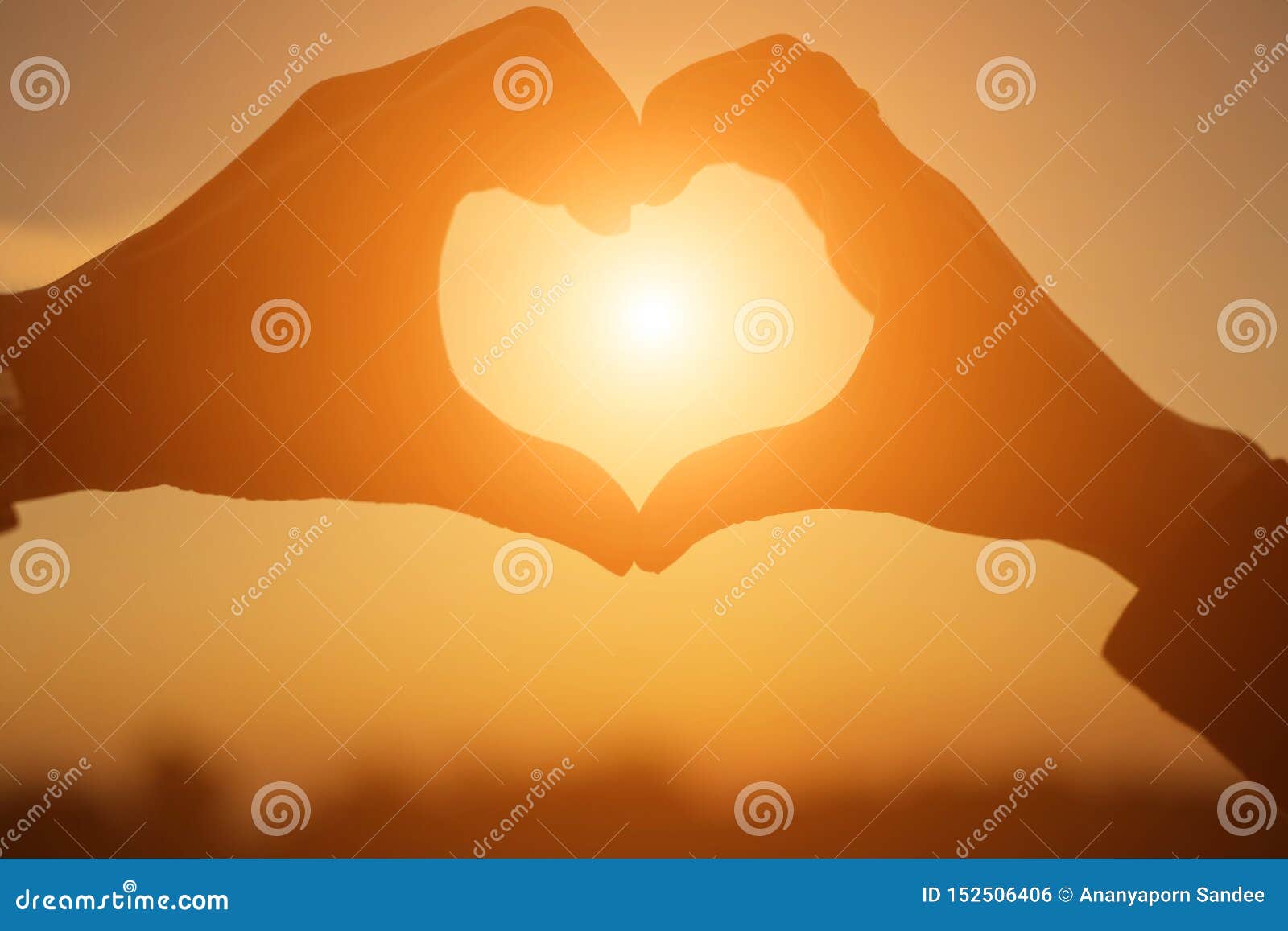 Hands in Shape of Love Heart Stock Photo - Image of harmony, concept ...