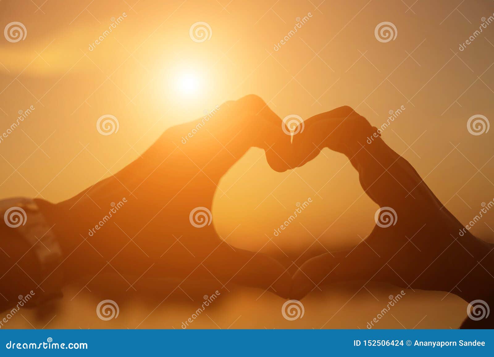 Hands in Shape of Love Heart Stock Photo - Image of instagram, forest ...