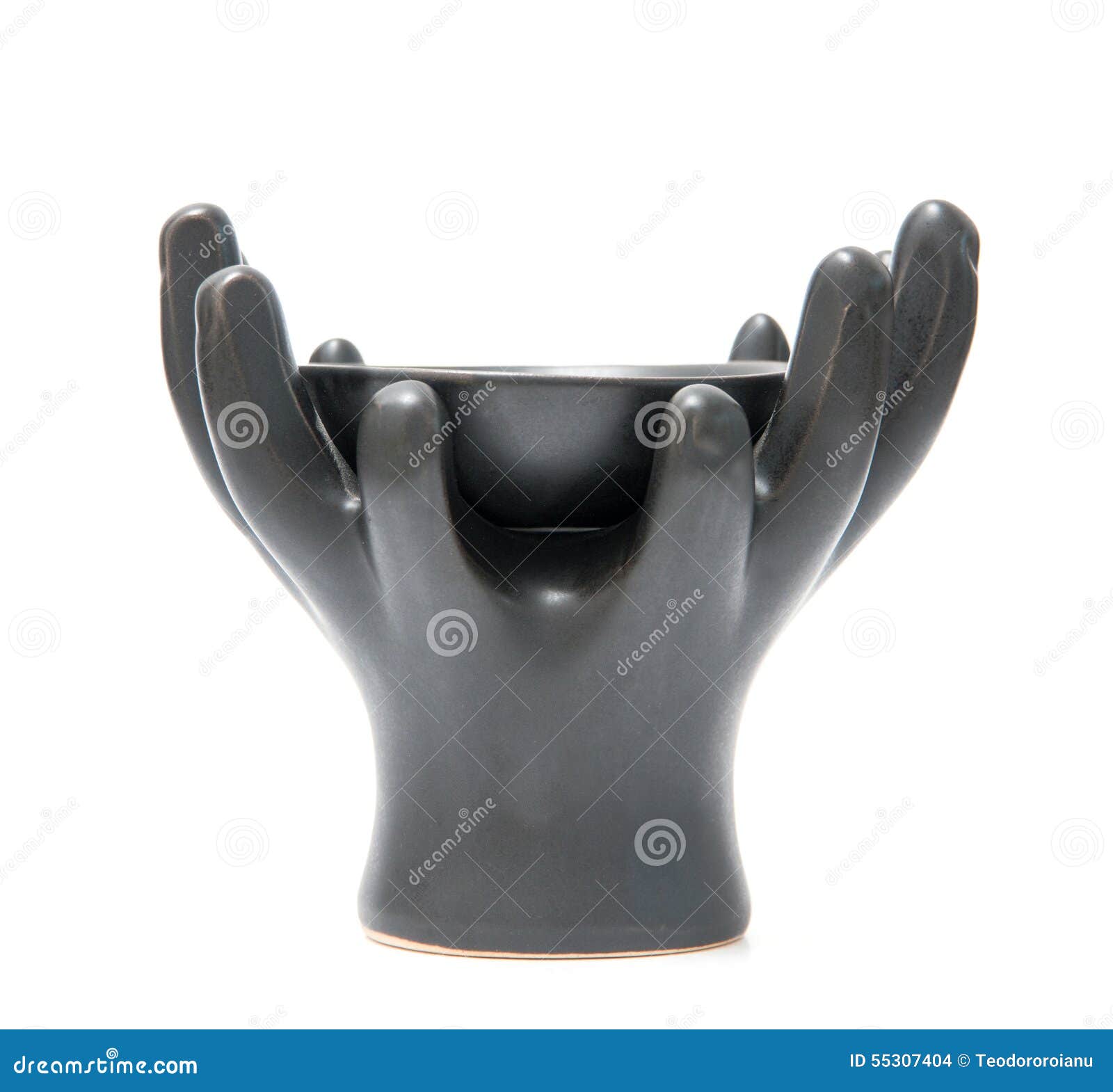Hands shaped jewelry stand stock photo. Image of design - 55307404