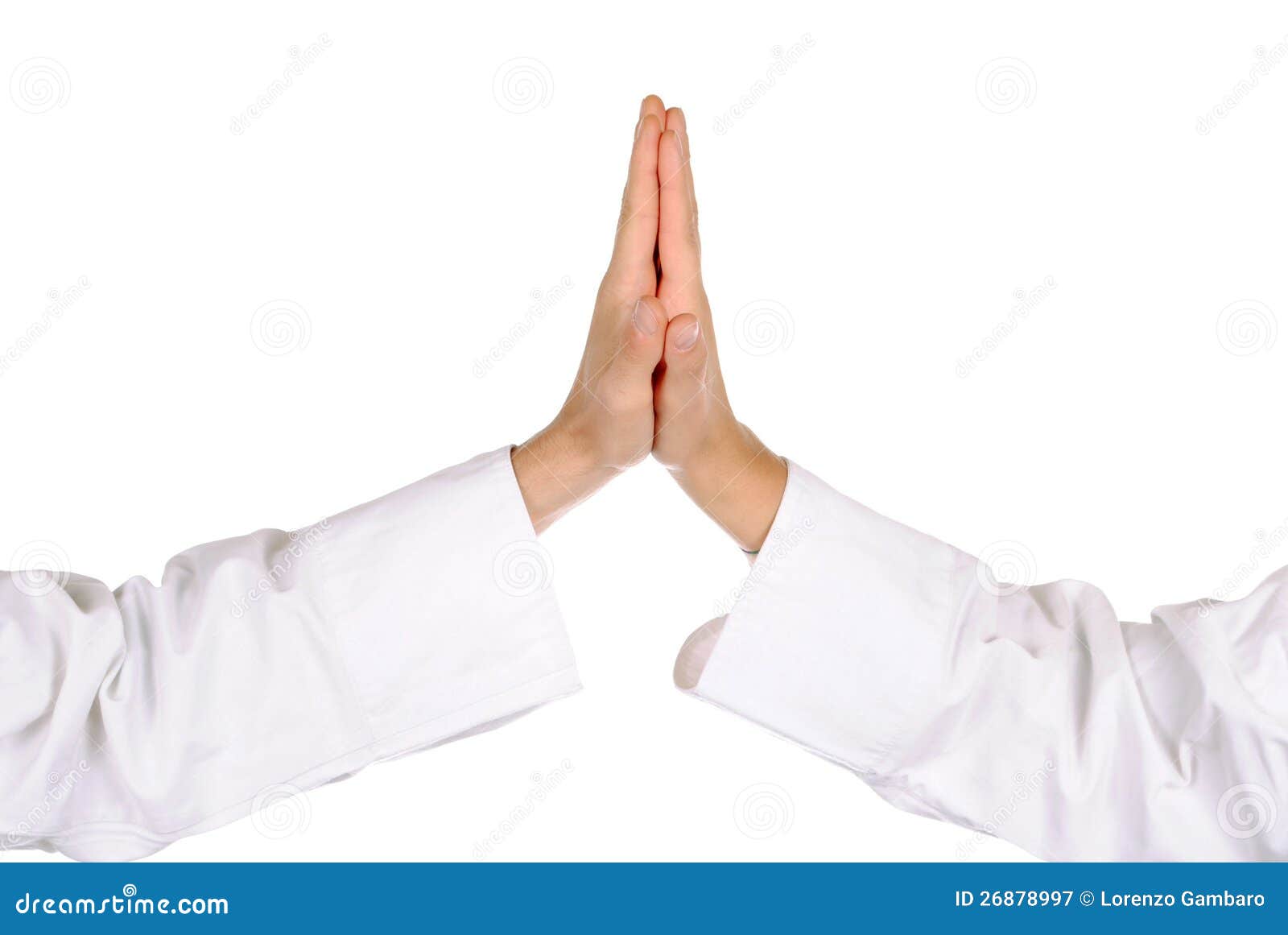 Hands with Shirts Give a Five Stock Image - Image of handshake, hand ...