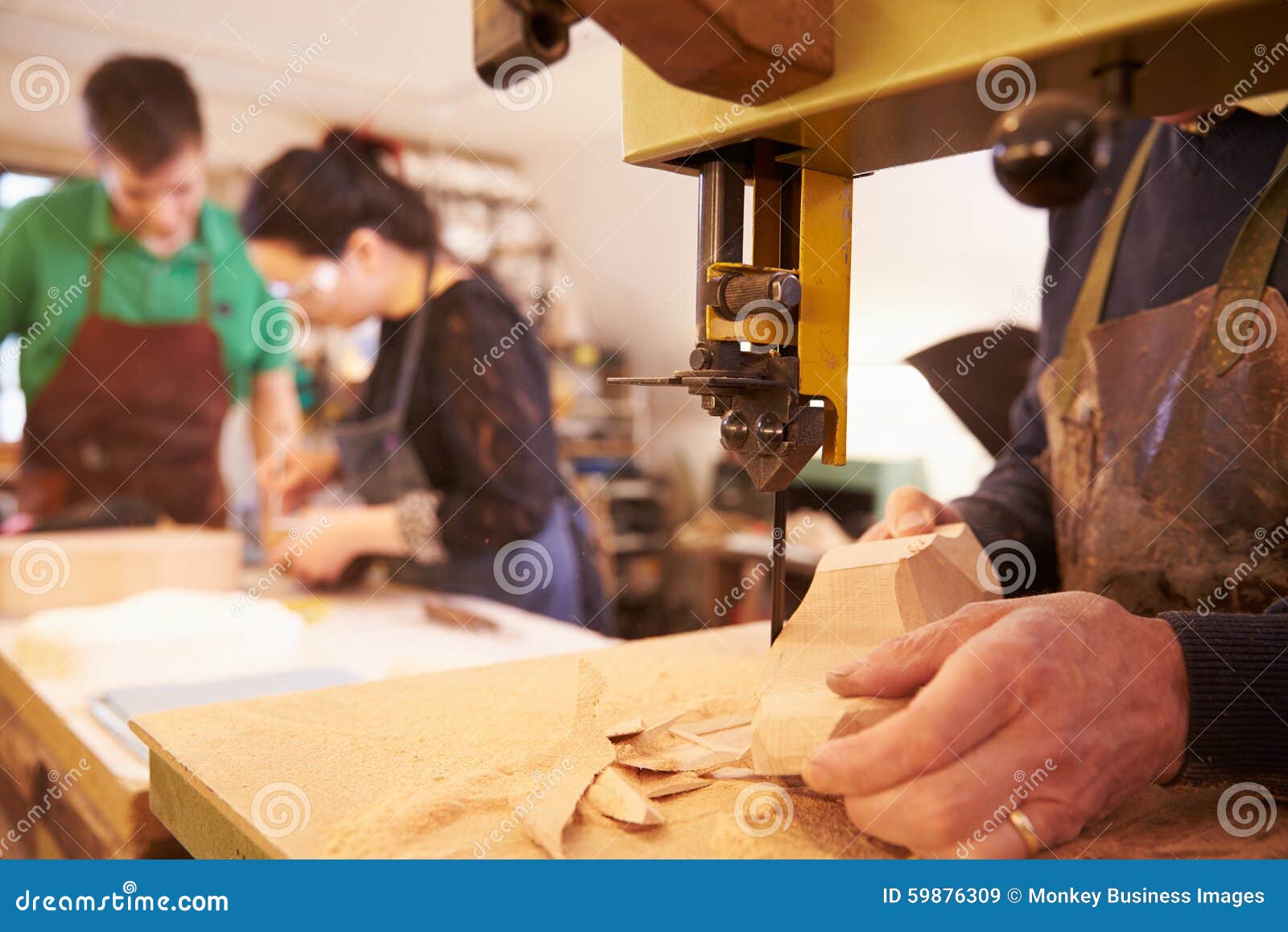 Hands of Shoemaker Shaping Shoe Lasts in a Workshop Stock Image - Image ...