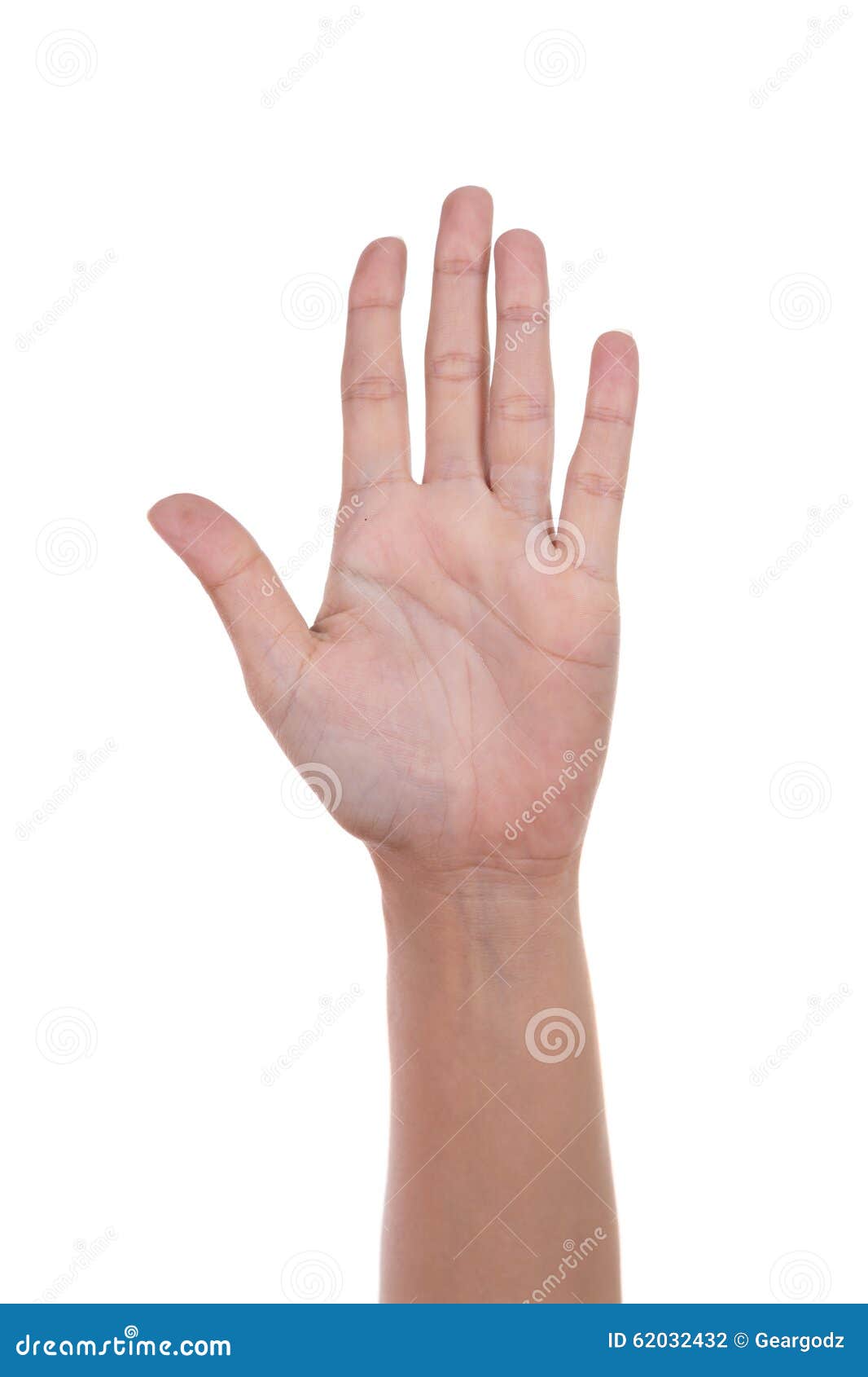 Hands show the number five stock photo. Image of symbol - 62032432