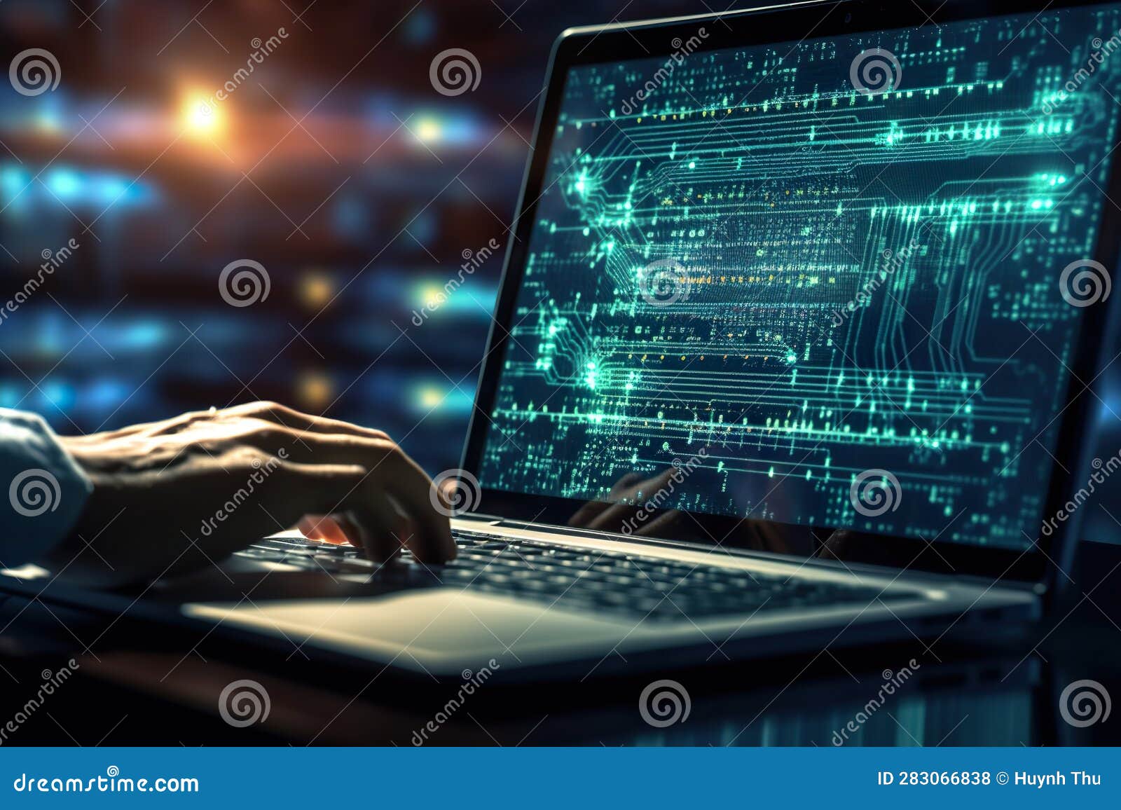 Hands-showing Coding Programmer, a Software Engineer Working on a ...