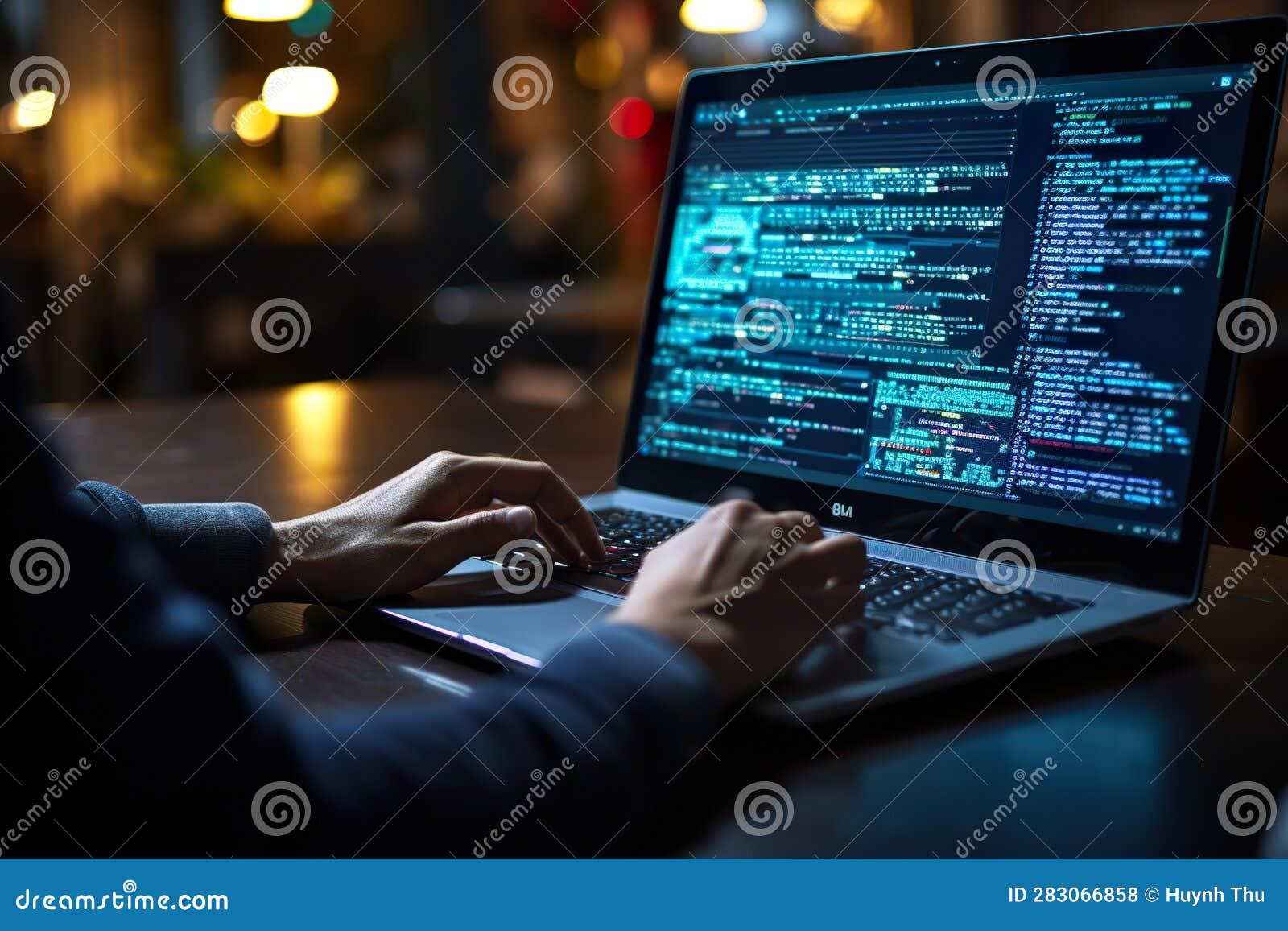 Hands Showing Coding Programmer A Software Engineer Working On A 8660