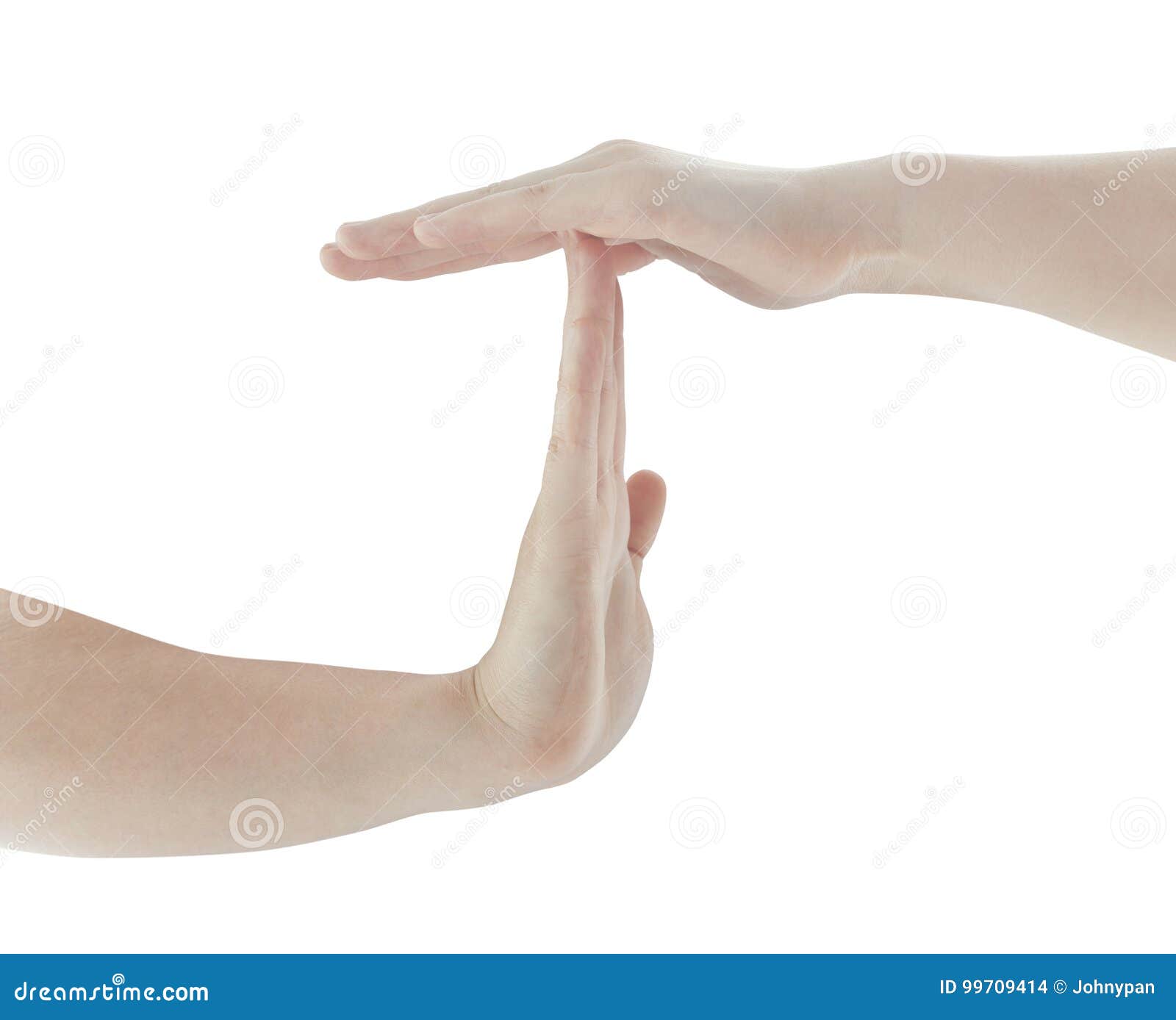 TimeOut Sign And Simbol From Asian Human Hand With Isolate White ...