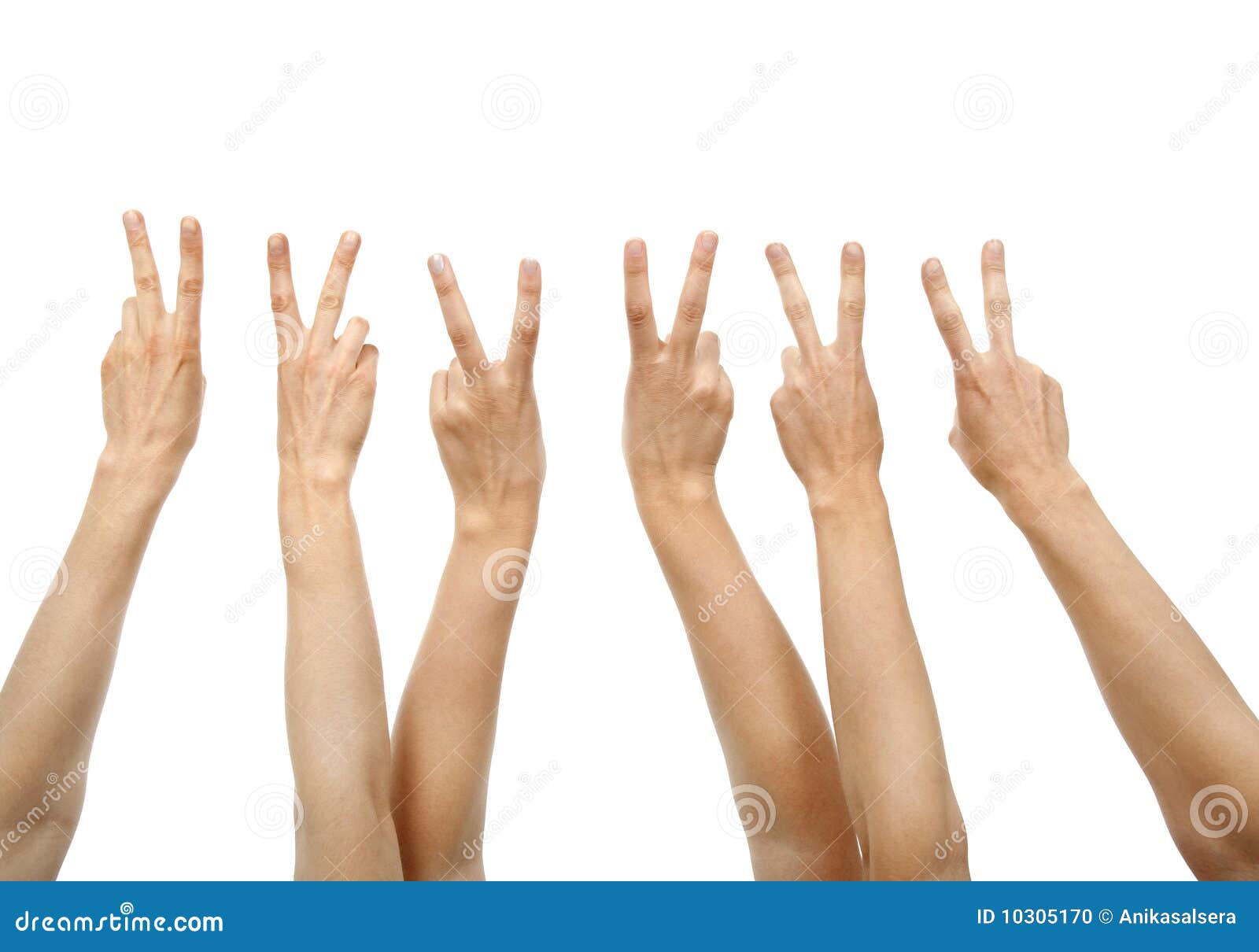 Victory Sign In Silhouette Royalty-Free Stock Image | CartoonDealer.com ...