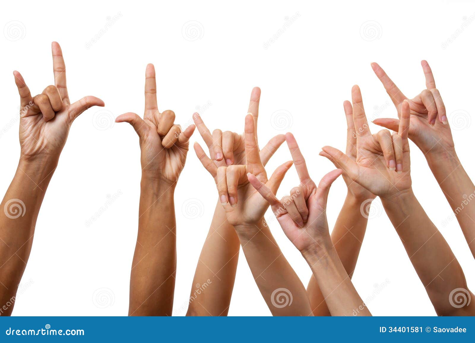 Hands sign stock image. Image of ideas, shot, white, isolated - 34401581