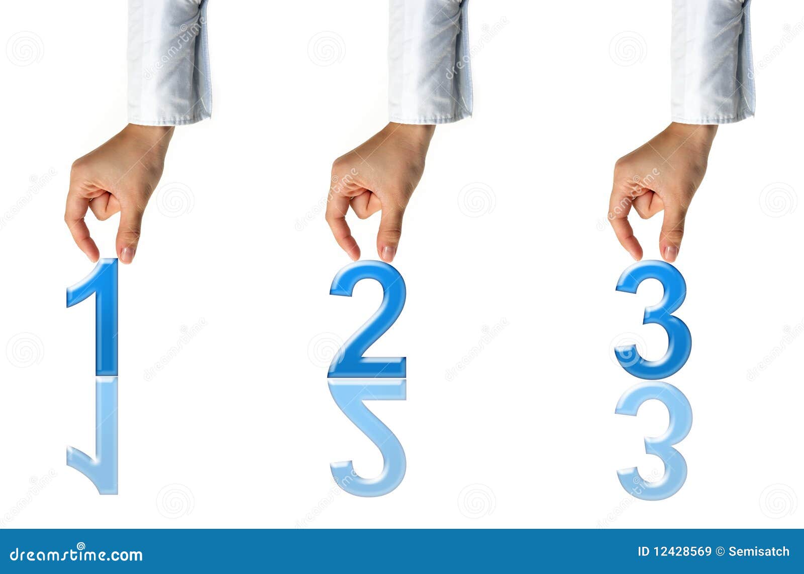 Hands and signs 1 2 3 stock image. Image of assistance - 12428569