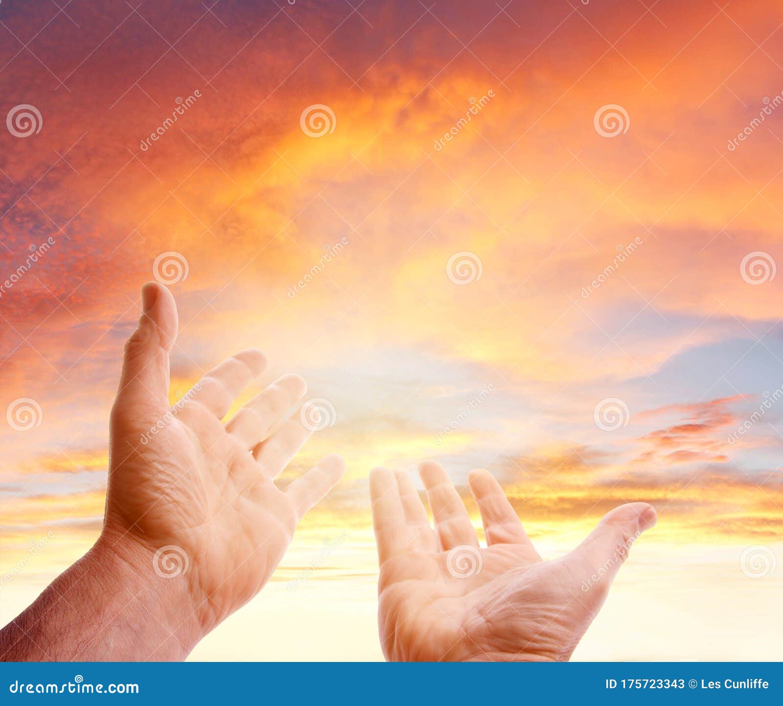 Hands in the sky stock image. Image of symbolic, concept - 175723343