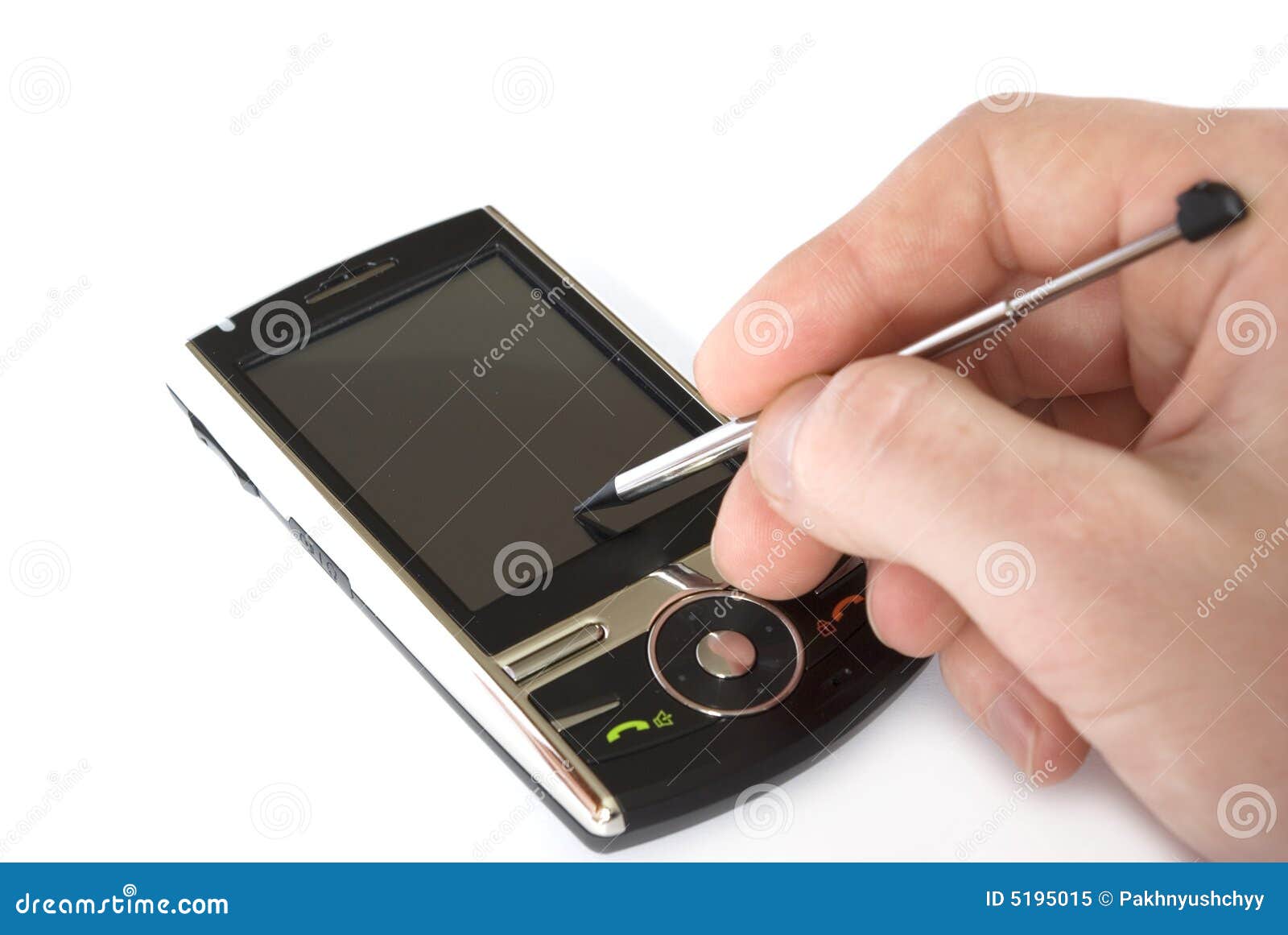 Hands with smartphone stock image. Image of mobile, screen - 5195015