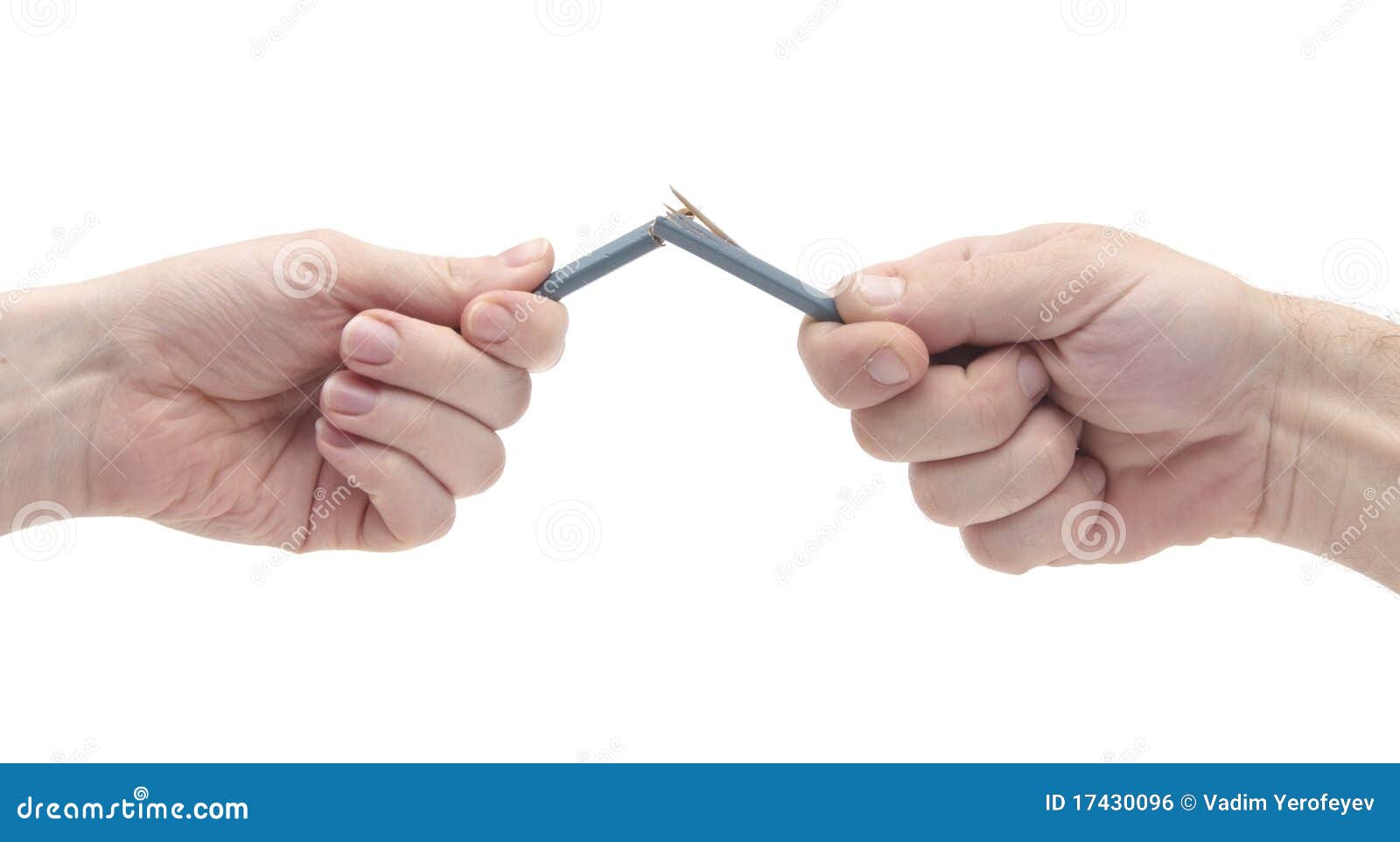 Hands snapping a pencil stock photo. Image of snap, wrist - 17430096