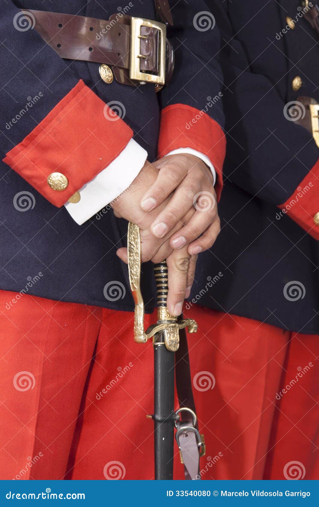 Hands of Soldier with a Sword Stock Photo - Image of hands, fingers ...