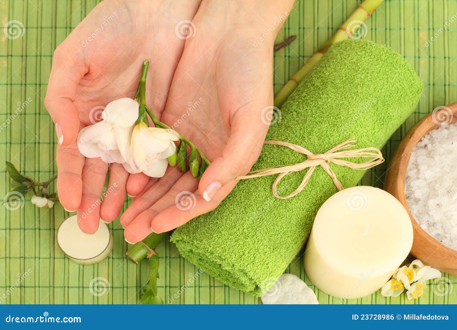 Hands spa stock photo. Image of salon, health, cosmetic - 23728986