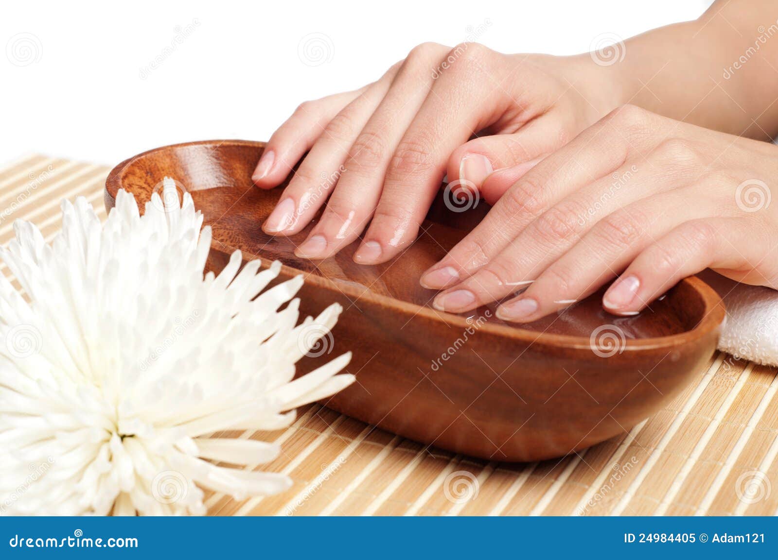 Hands Spa. Manicure Concept Stock Image - Image of paint, leisure: 24984405