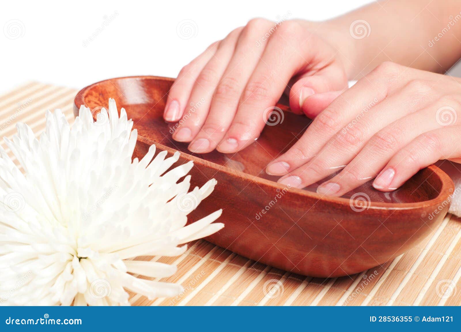 Hands Spa. Manicure Concept Stock Image - Image of femininity, healthy ...