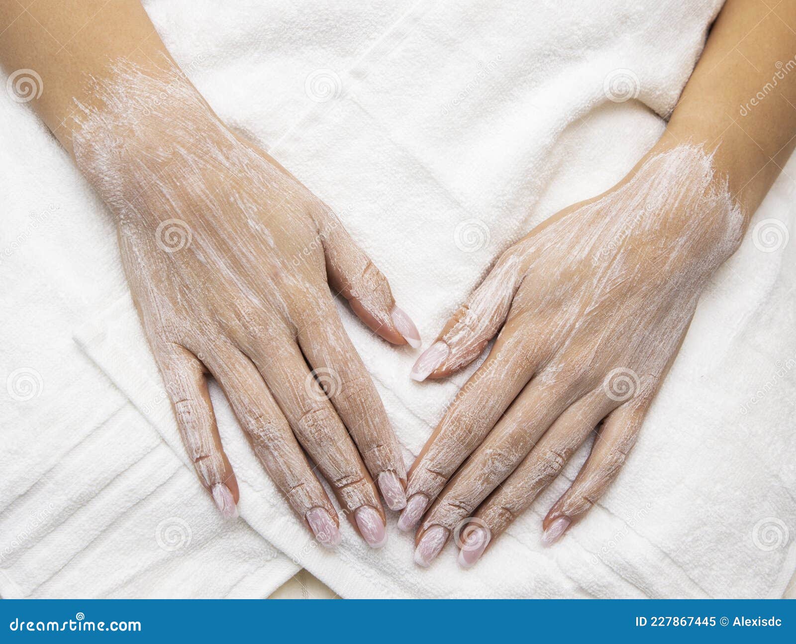 Hands Spa Treatment at Spa Center Stock Image - Image of beautician ...