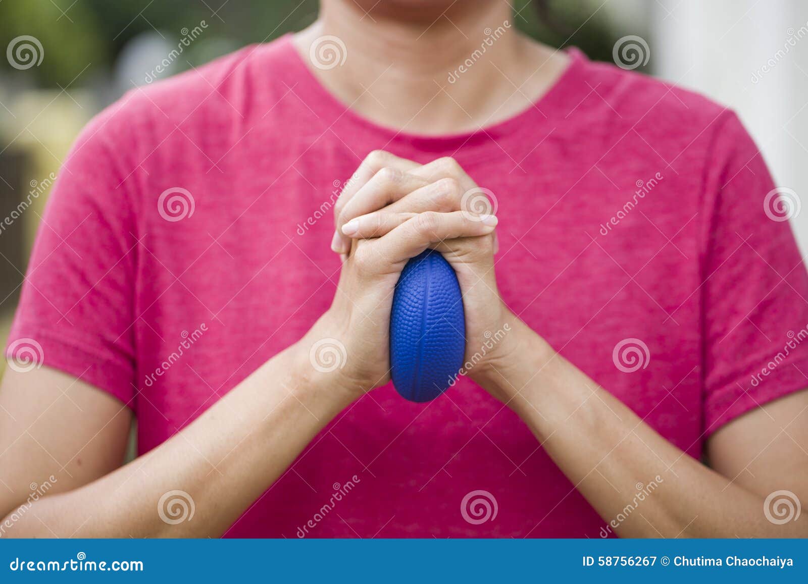Hands Squeezing a Stress Ball Stock Image - Image of hands, lifestyle ...