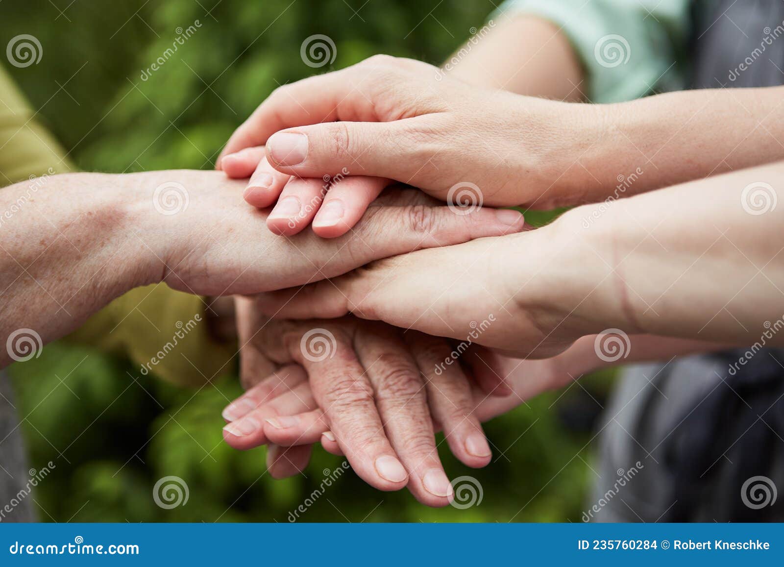 Hands Stacking for Collaboration and Team Building Stock Photo - Image ...