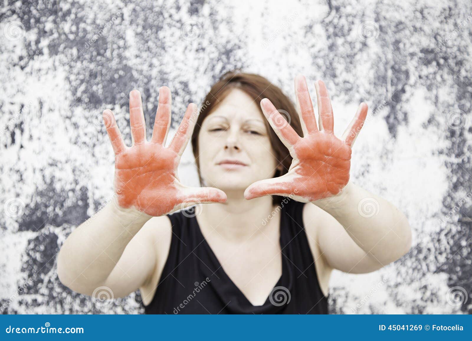 Hands stained red stock image. Image of scary, colorful - 45041269