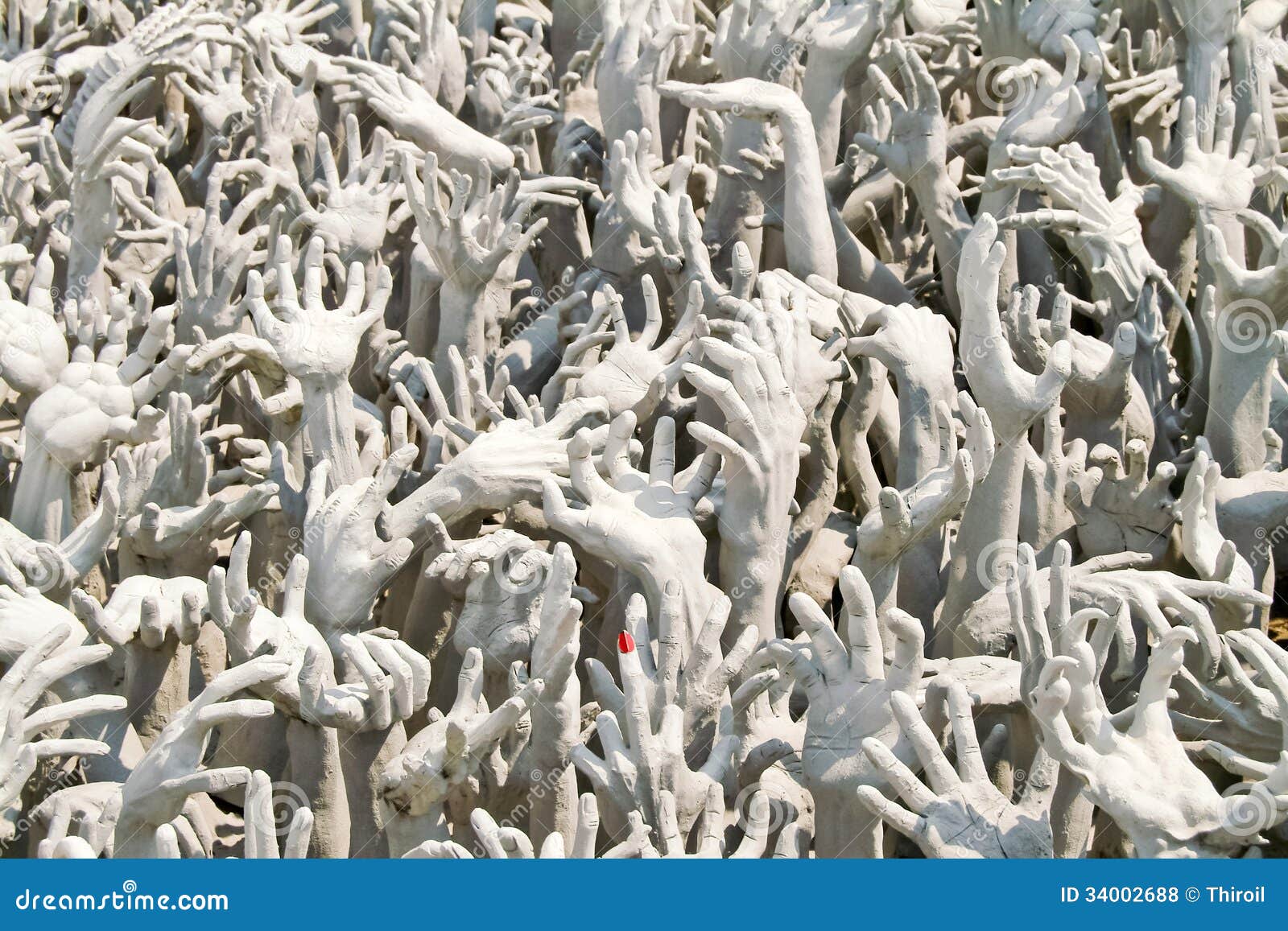 Hands Statue from Hell. stock photo. Image of hell, death - 34002688