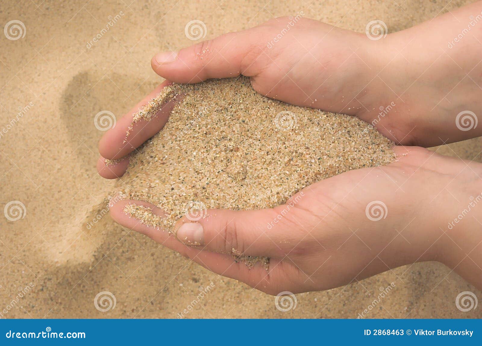 Hands strew sand stock image. Image of limb, close, palm - 2868463