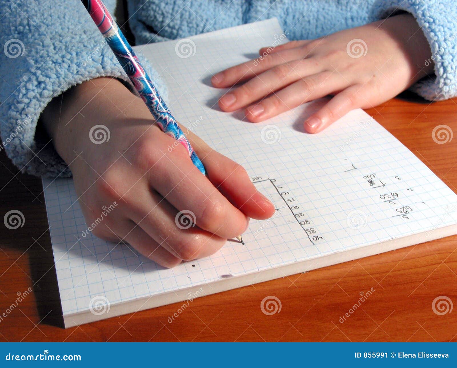 Hands student write stock image. Image of homework, holding - 855991