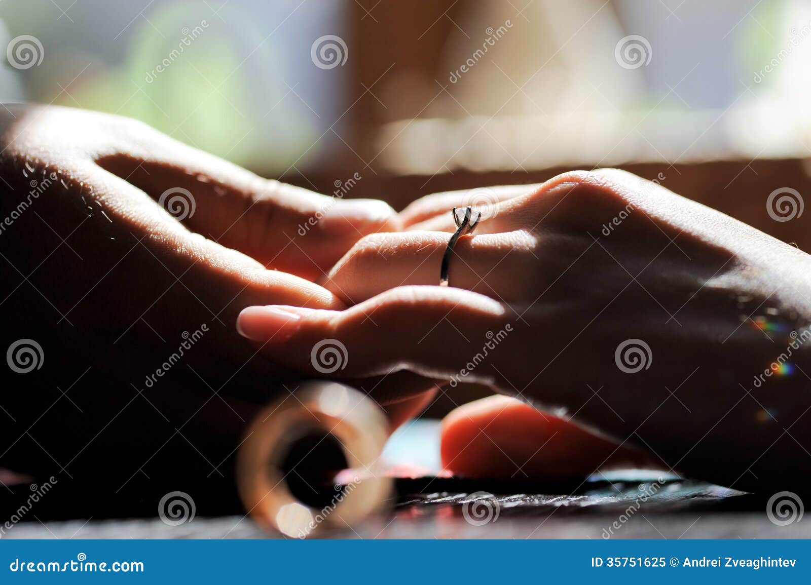 Hands in Sunlight stock image. Image of agreement, honeymoon - 35751625