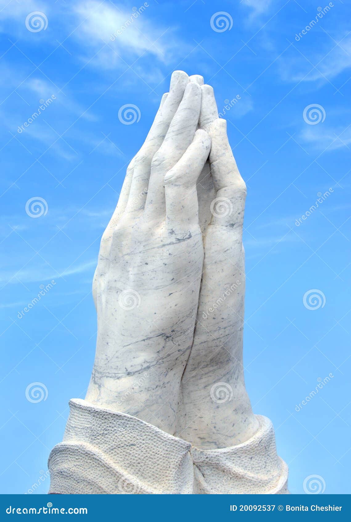 Hands in Supplication stock image. Image of white, high - 20092537