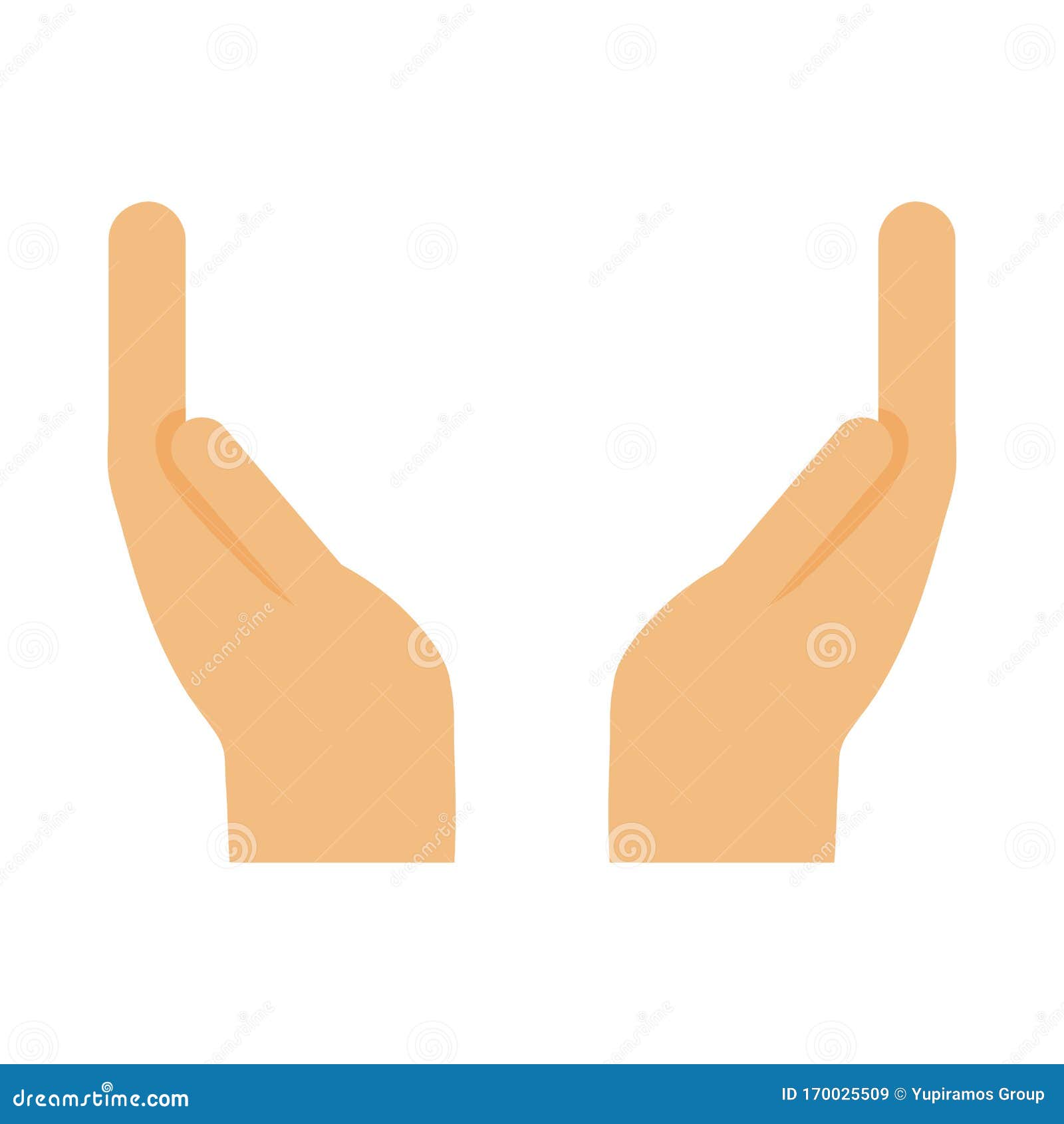 Hands Support Gesture Saving Symbol Icon Stock Vector - Illustration of ...
