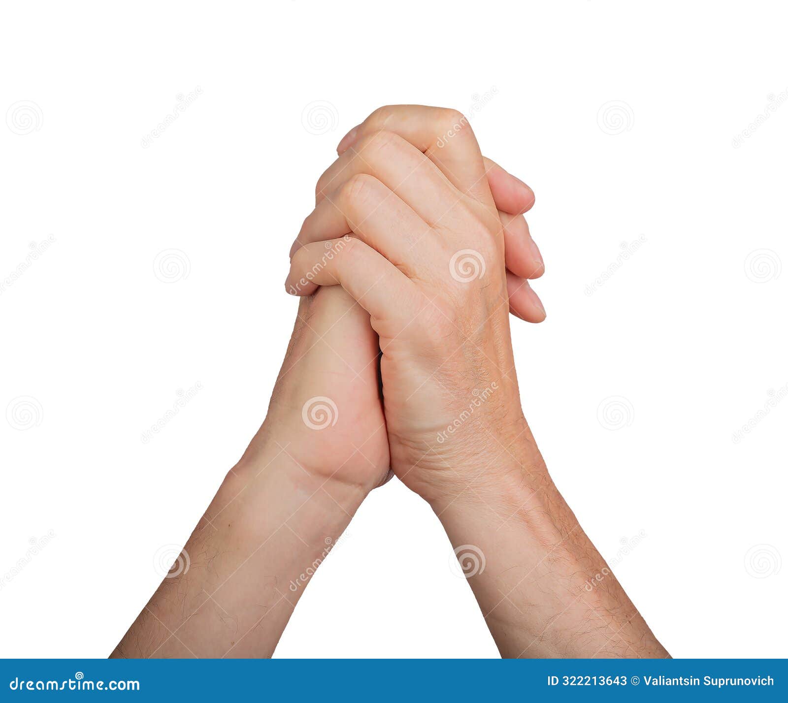 Hands Supporting, Helping and Giving Together. Clasped and Intertwined ...