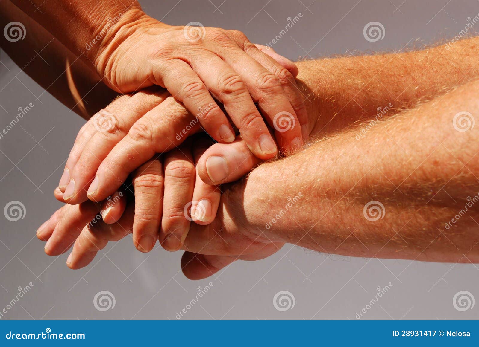 Hands Symbolizing Community Stock Image - Image of male, hand: 28931417