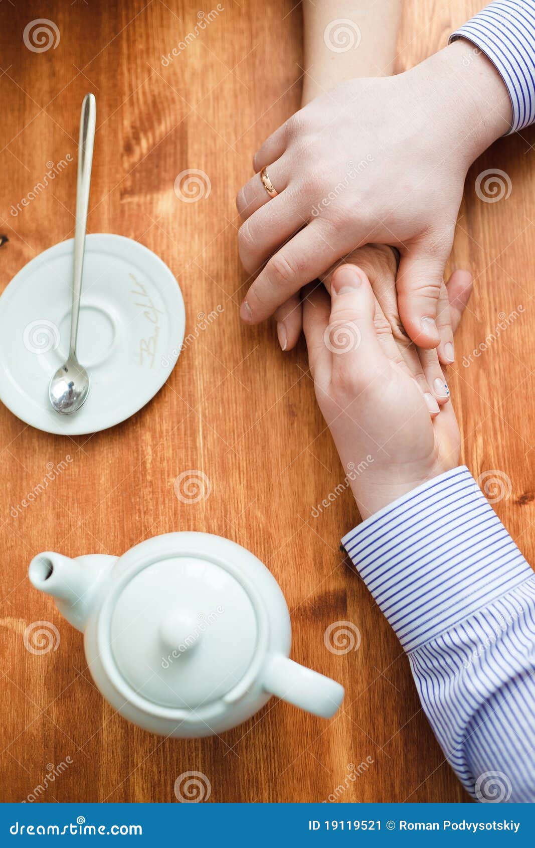 Hands on the table in cafe stock image. Image of feel - 19119521