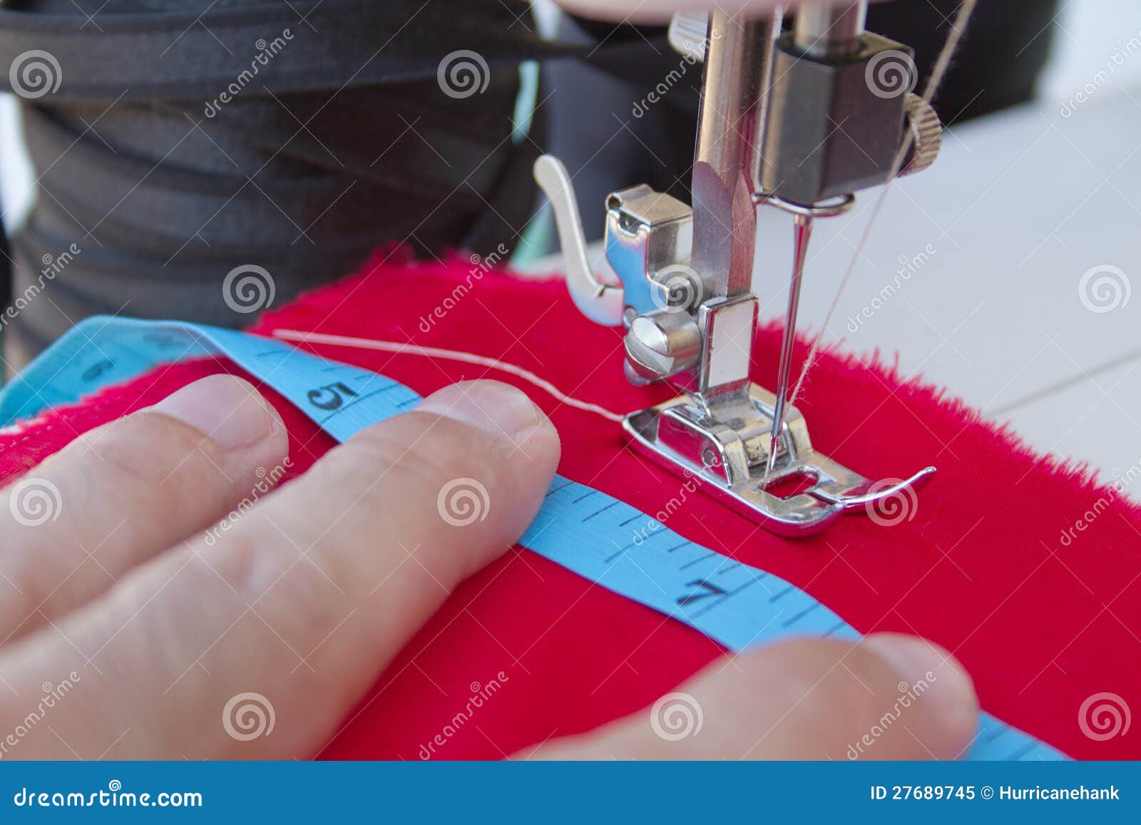 Hands of Tailor Sewing Clothes Stock Image - Image of closeup, sewing ...