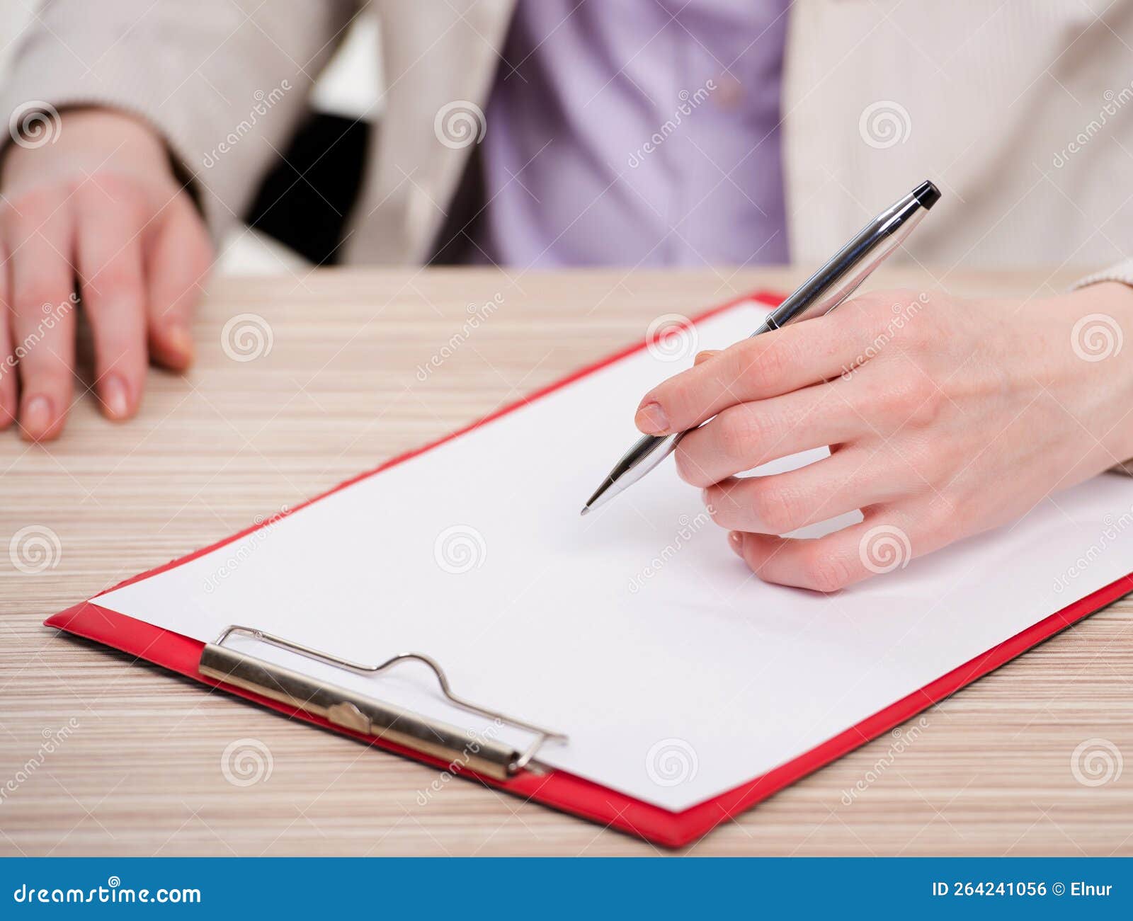 Hands Taking Notes in the Pad Stock Photo - Image of empty, copy: 264241056