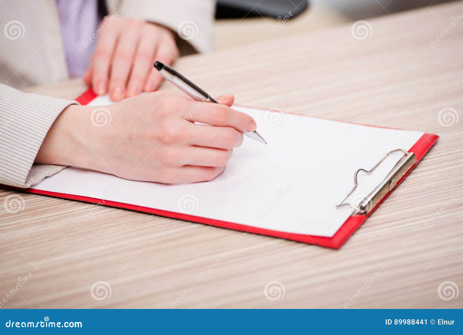 The Hands Taking Notes in the Pad Stock Image - Image of page, message ...