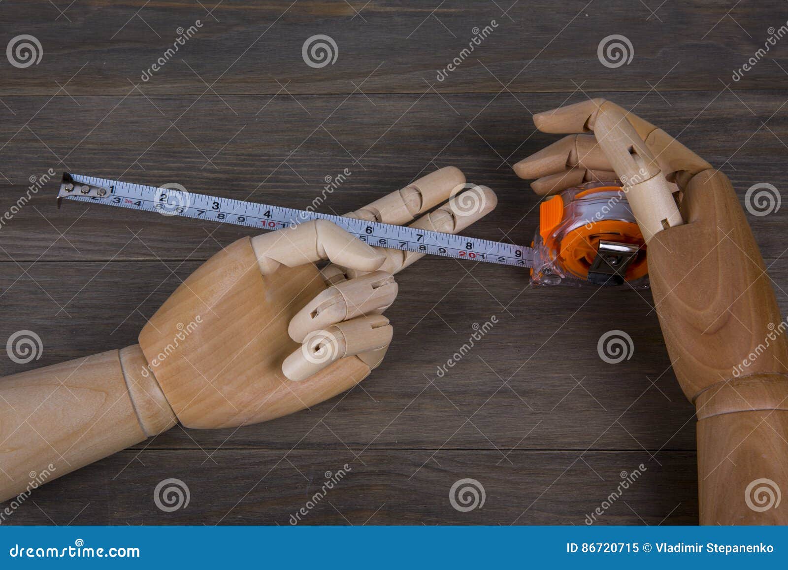 Hands and Tape measure stock image. Image of mechanician - 86720715