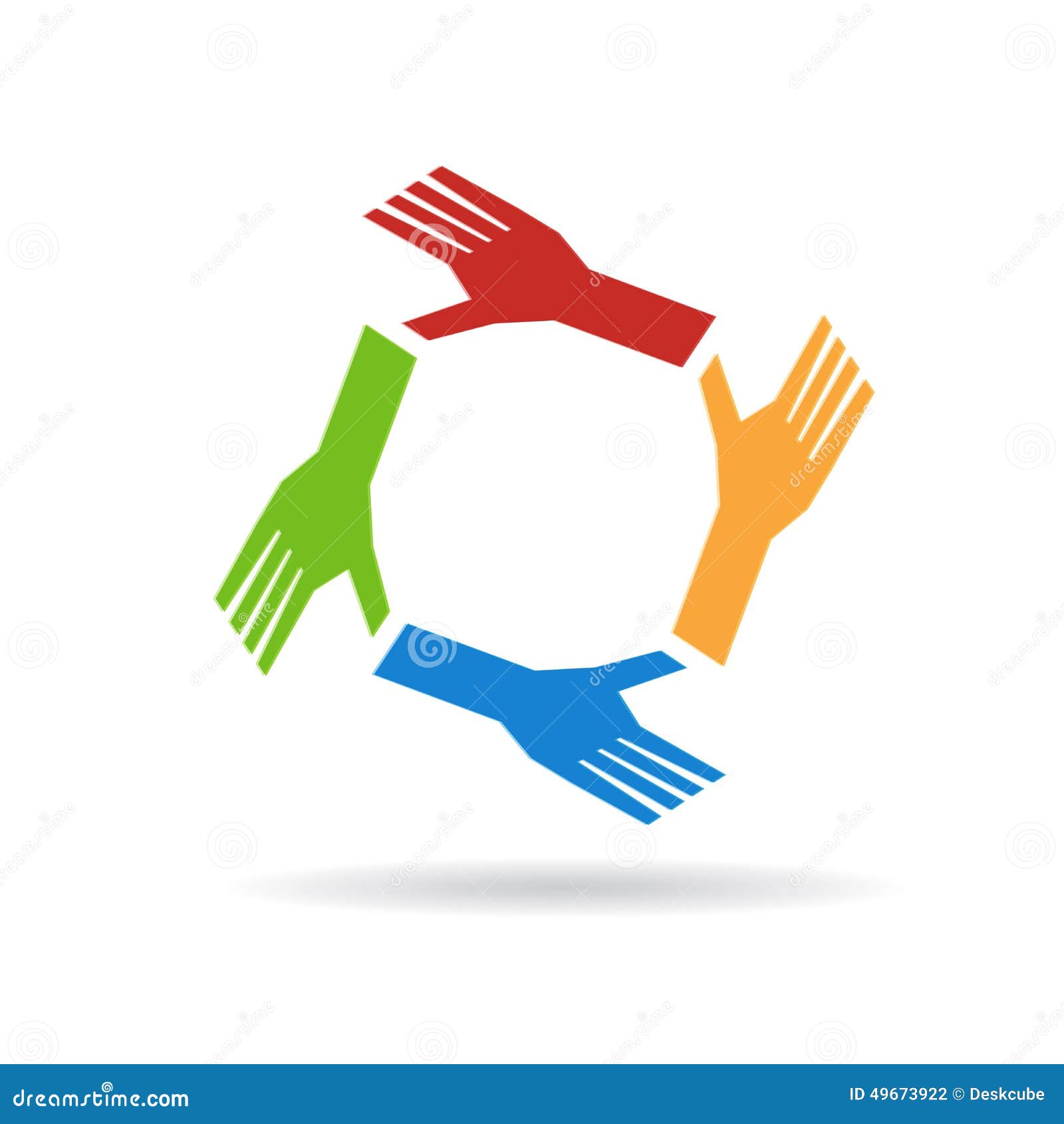 People hands logo stock vector. Illustration of connection - 49673922